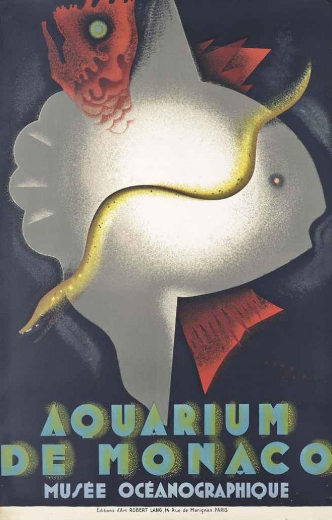 Jean Carlu | AQUARIUM DE MONACO (1926) | MutualArt