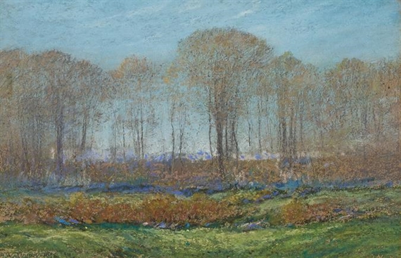 Dwight William Tryon | Early Spring Morning (1916) | MutualArt