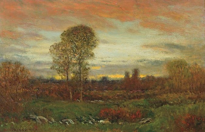 Dwight William Tryon | Morning Southeast Wind (1916) | MutualArt