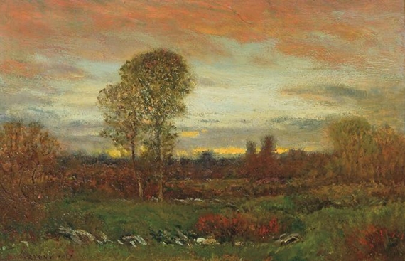 Dwight William Tryon | After Sunset (1917) | MutualArt