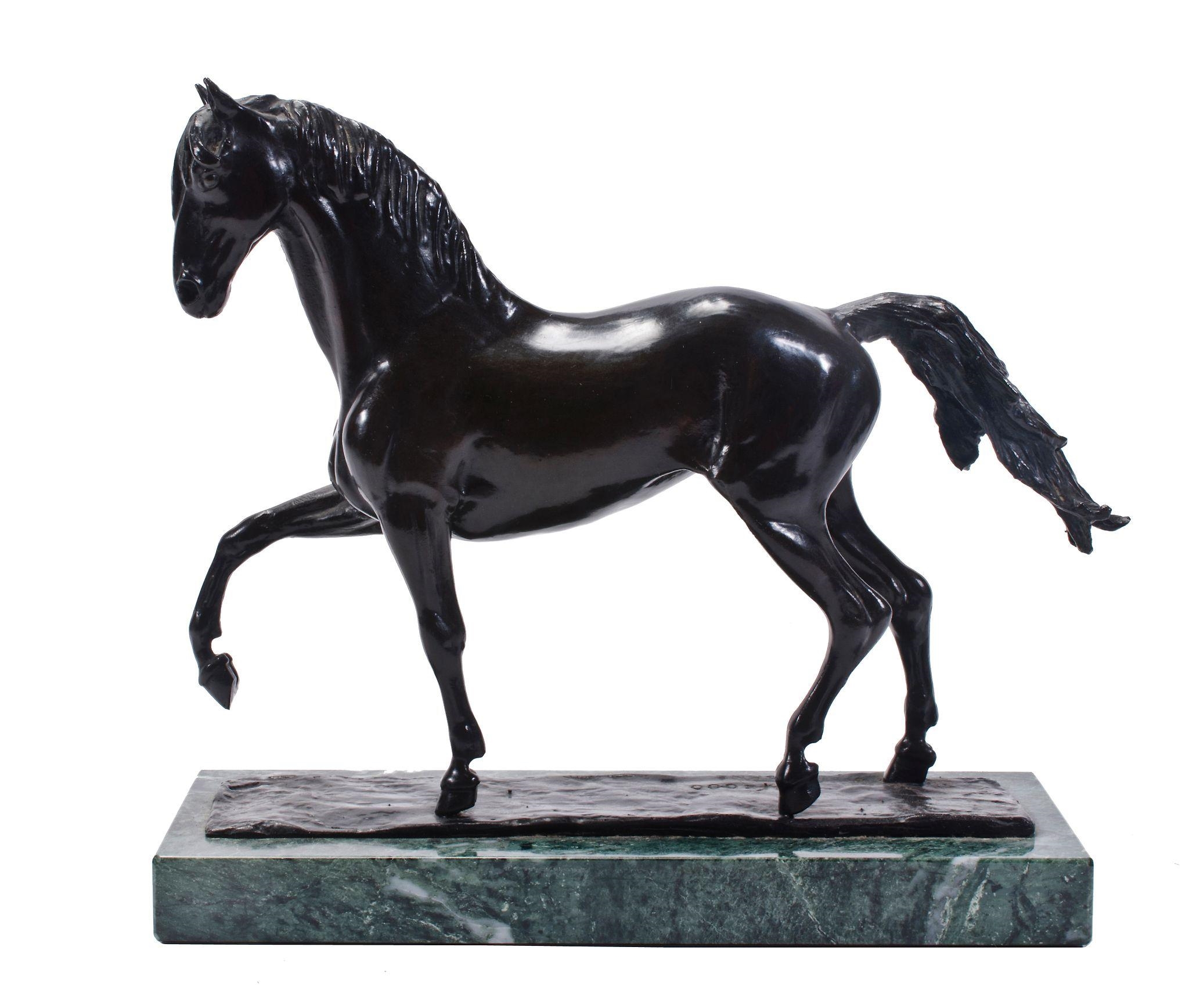 James Osborne | Bucephalus a patinated bronze model of a racehorse ...