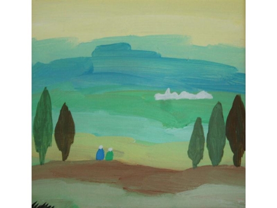 Markey Robinson | Companions in a Landscape | MutualArt