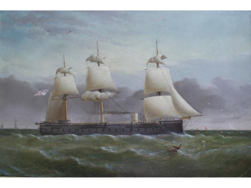 William Gibbons | The Ironclad Steamship Hms Zealous (1869) | MutualArt
