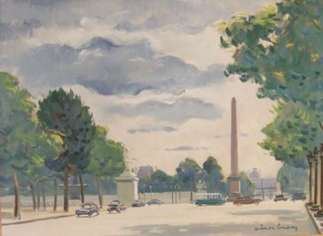 André Chochon | Vue de la Place de la Concorde | MutualArt