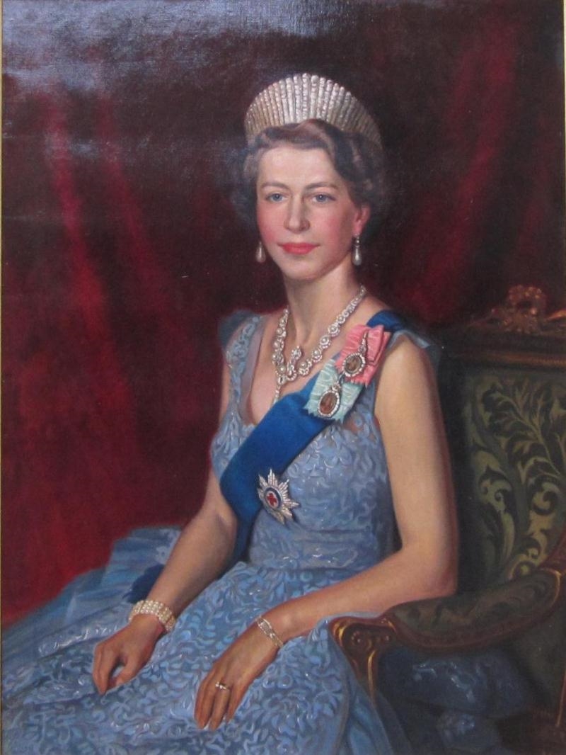 Edward Halliday | Portrait of Her Majesty the Queen | MutualArt