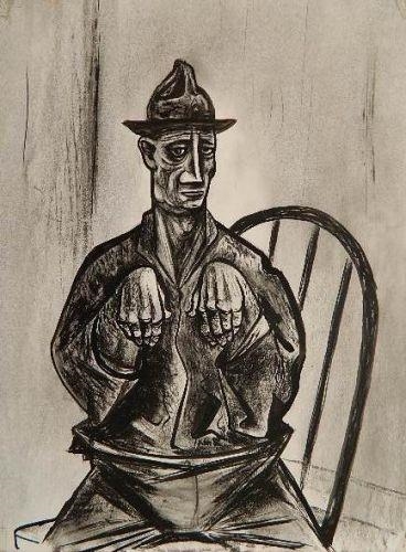 Charles M. Campbell | Seated Figure (1944) | MutualArt
