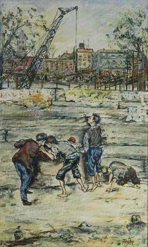 Isadore Firestone | Kids at Play | MutualArt