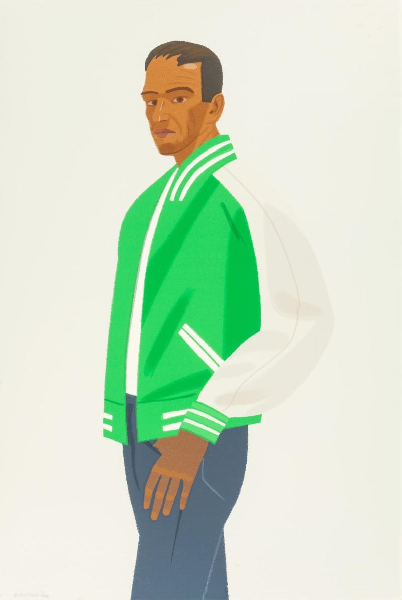 Alex Katz | Green Jacket (from Alex and Ada, the 1960s to the 1980s ...