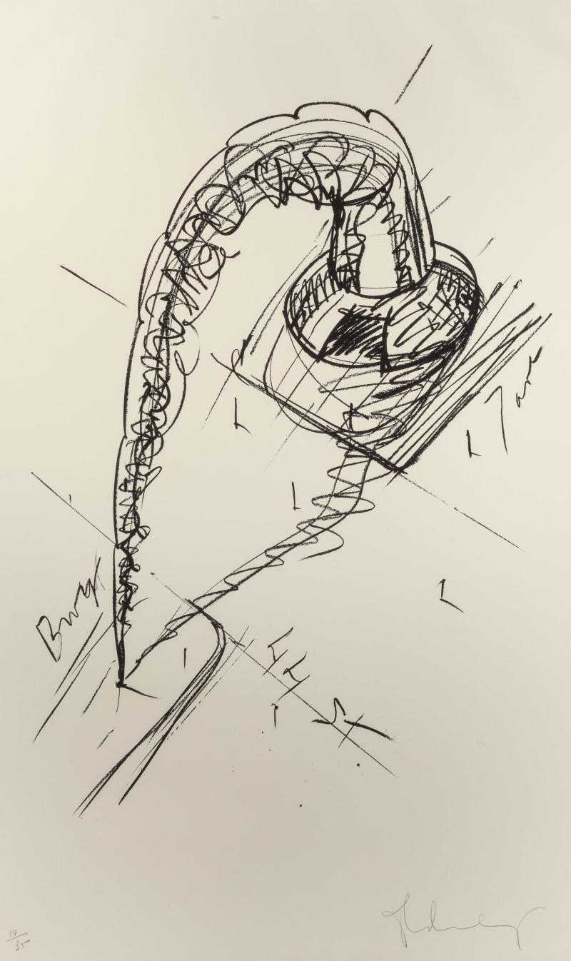 Claes Oldenburg | The Soft Screw, Arched Soft Screw as Building (1976 ...