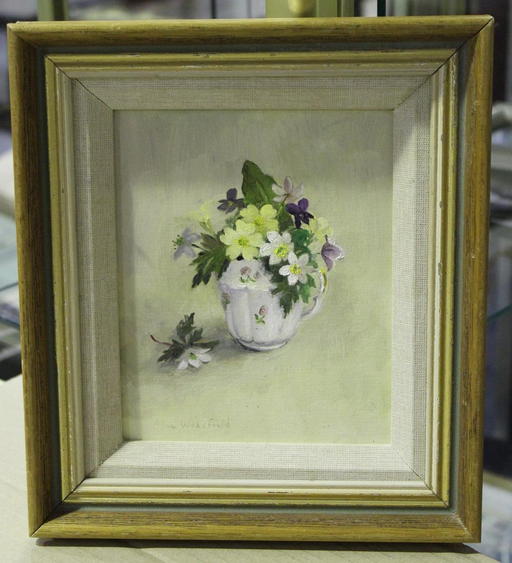 Anne Wakefield | Still Life Study Of A Posy Of Flowers | MutualArt