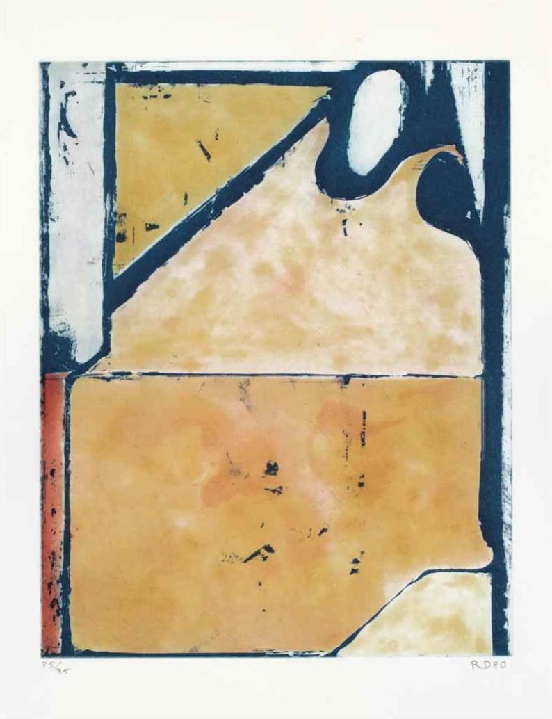 Richard Diebenkorn | Blue Loop, from Eight Color Etchings (1980 ...