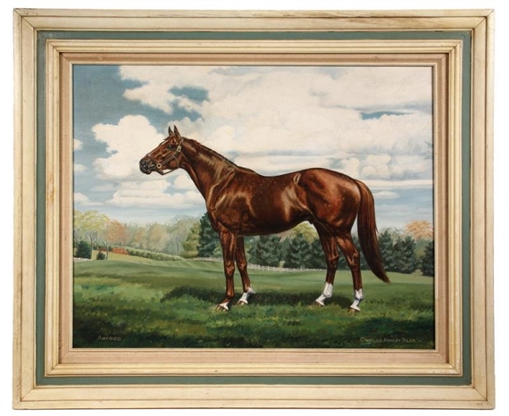 Charles Manley Tyler | Equine Portrait of Thoroughbred Amerigo (1963 ...
