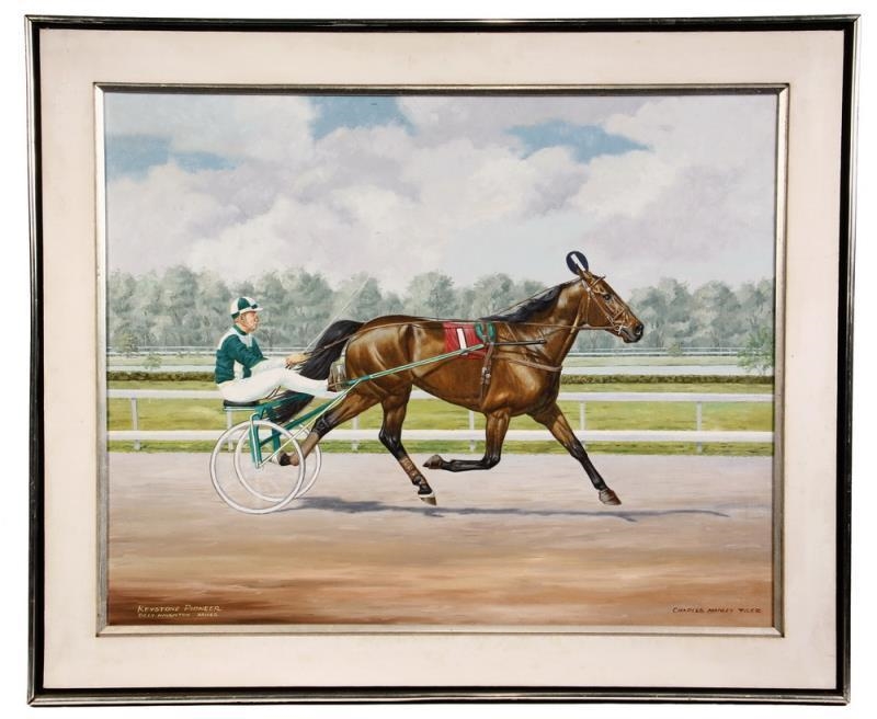 Charles Manley Tyler | Equine Portrait of Thoroughbred Amerigo (1963 ...