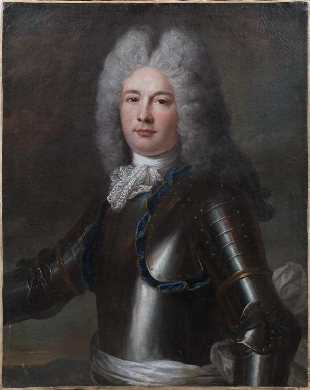 Alexis Simon Belle | Portrait d’homme en buste en armure | MutualArt