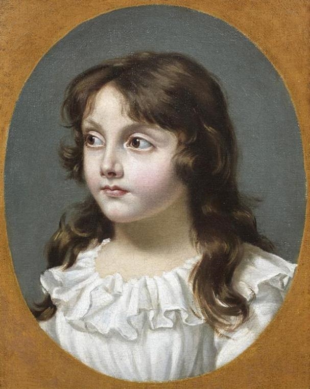 Joseph Boze | Portrait de la fille du conventionnel girondin Gensonné ...
