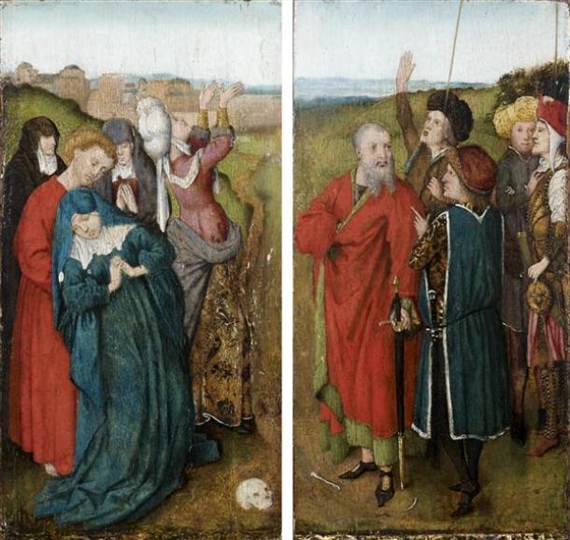 Isenbrant Adriaen | 2 works: Scènes religieuses | MutualArt