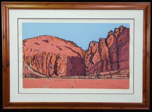 Jeff Makin | Glen Helen Gorge (1972) | MutualArt