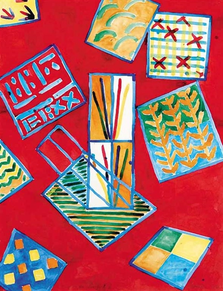 David Bolduc | Sketch for a Woodcut II (1987) | MutualArt