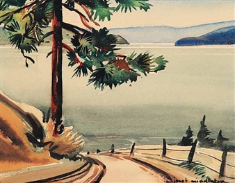 Janet Middleton | Untitled - Okanagan Lake | MutualArt