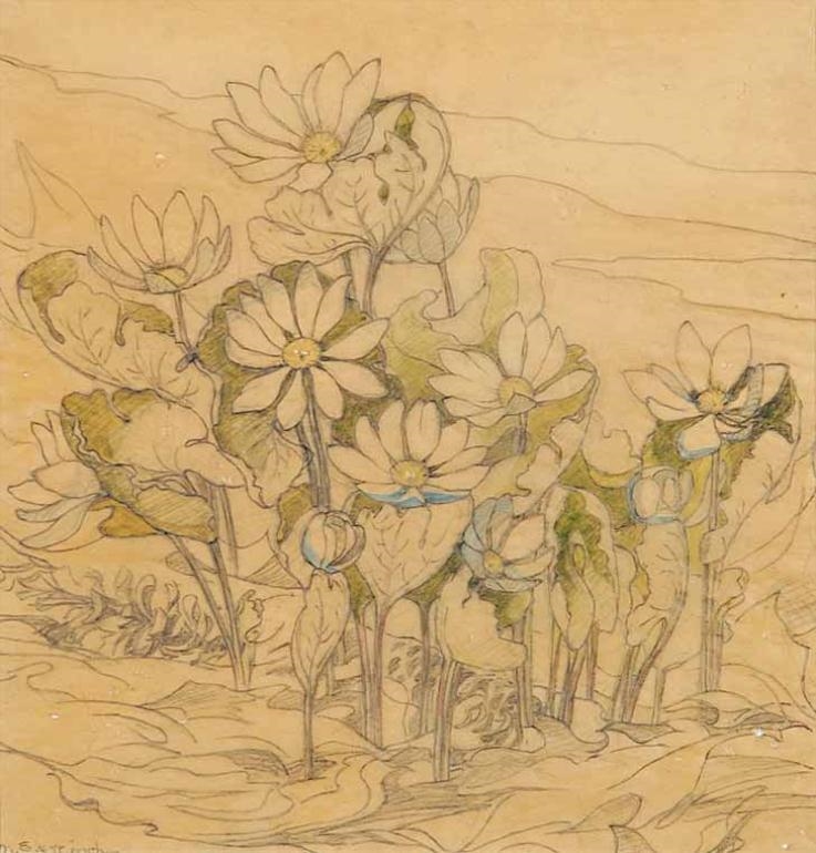 Mary Wrinch | Untitled - Flowers | MutualArt