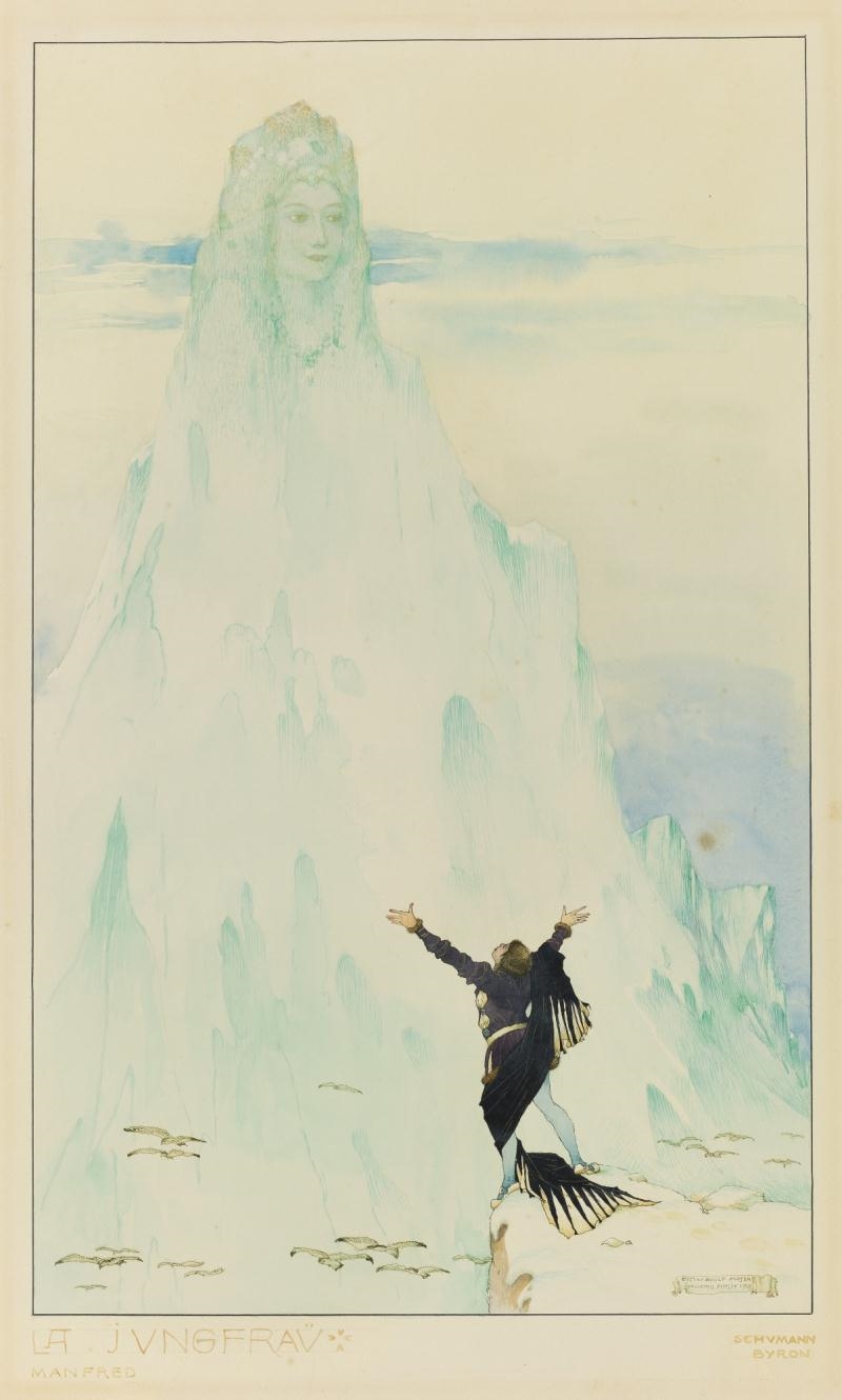 Gustave Adolphe Mossa | LA JUNGFRAU (1912) | MutualArt