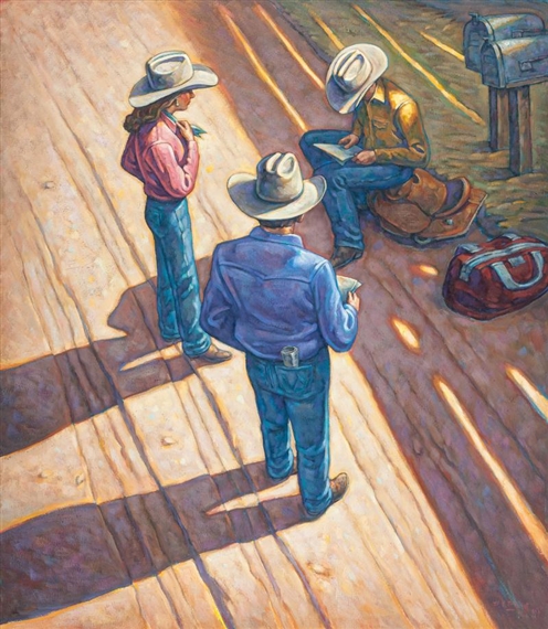 Howard Post | Receiving the News | MutualArt