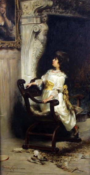 Davidson Knowles | Mother's Portrait (1888) | MutualArt