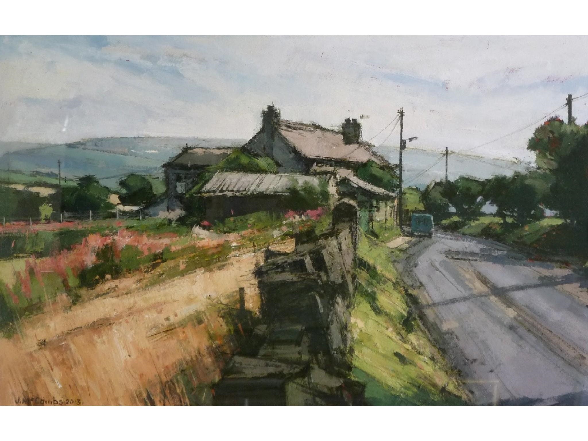 John McCombs | Moorland Cottage, Delph (2013) | MutualArt