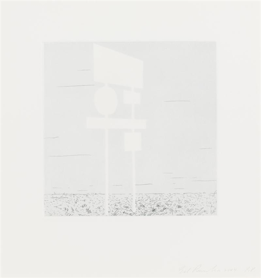 Ed Ruscha | BLANK SIGNS (2004) | MutualArt