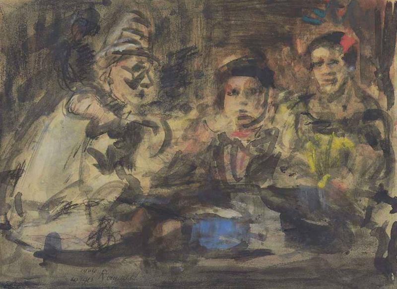 Georges Rouault | La famille du clown (1904) | MutualArt
