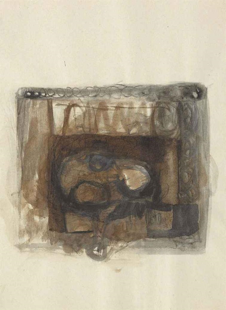 Eva Hesse | Untitled (1960 - 1961) | MutualArt