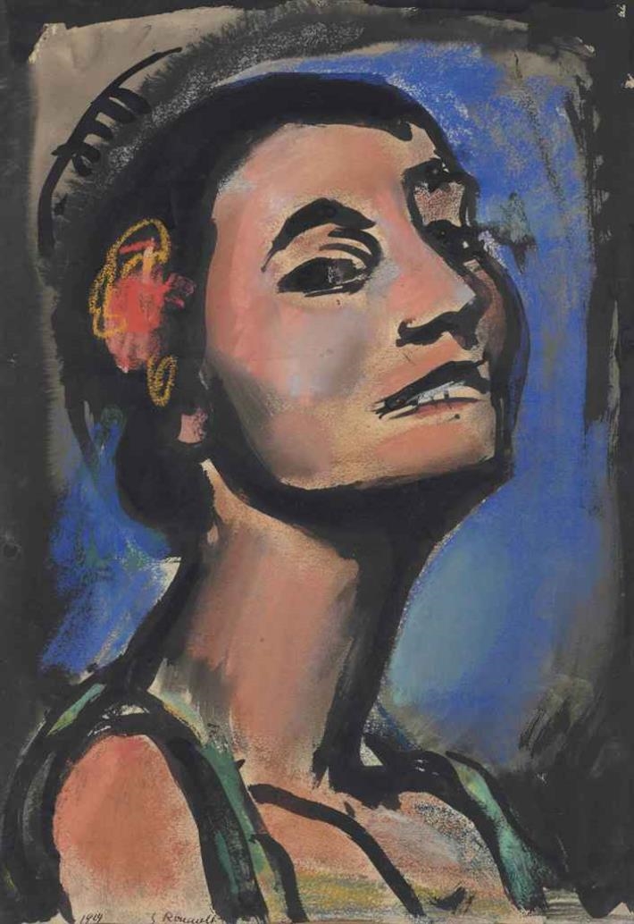 Georges Rouault | Portrait de Maria Lani (1929) | MutualArt