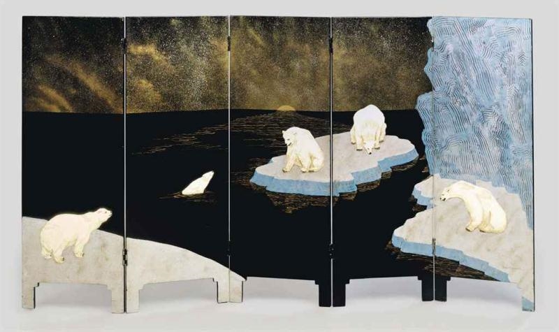 Louis Midavaine FIVE PANEL SCREEN MutualArt