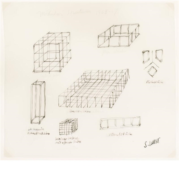 Sol LeWitt | Modular Structures #1 (1965 - 1967) | MutualArt