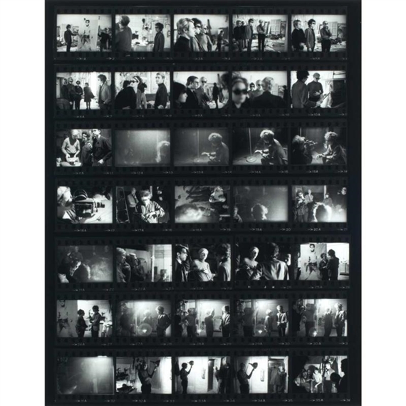 Nathan Louis Finkelstein | Andy Warhol and Bob Dylan Contact Sheet ...