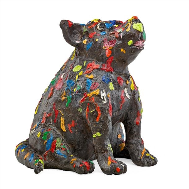 David Gilhooly | Jackson Pollock's Dog, California (1989) | MutualArt