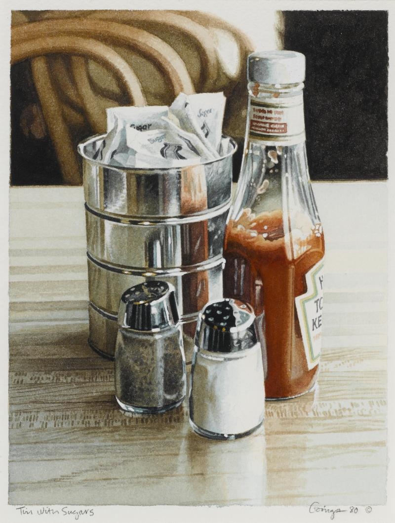 Ralph Goings | Tin With Sugars (1980) | MutualArt