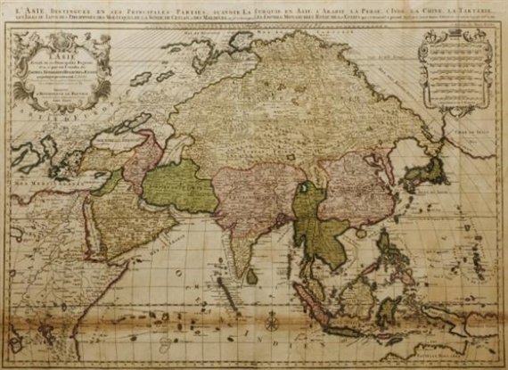 French School, 17th Century | Map of Asia (17th Century) | MutualArt