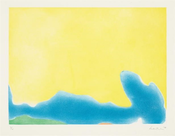Helen Frankenthaler | Yellow Span (1968) | MutualArt