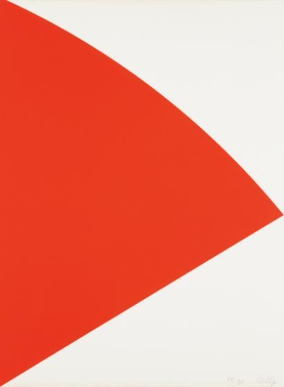 Ellsworth Kelly | Red Curve (for Joel) (1993) | MutualArt