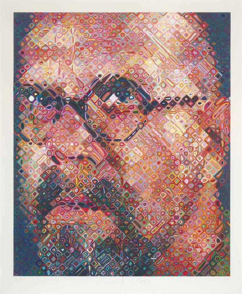 Chuck Close | Self-Portrait (2000) | MutualArt