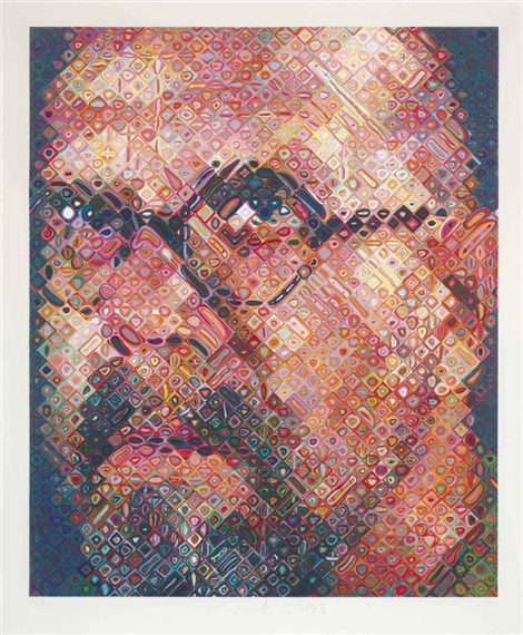 Chuck Close | Self-Portrait (2000) | MutualArt