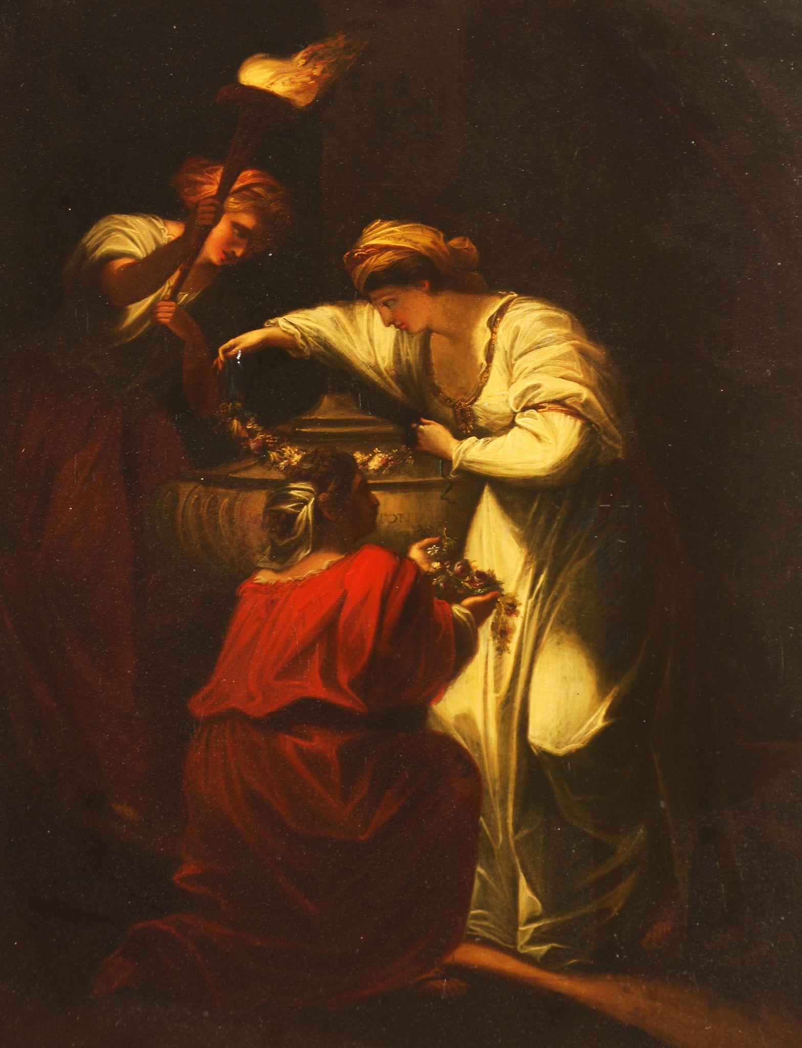 Angelica Kauffmann | 2 Works: Andromache weeping over the ashes of ...