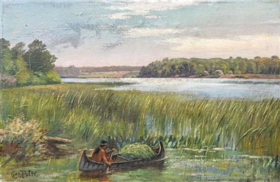 George P.A. Healy | The Canoe | MutualArt