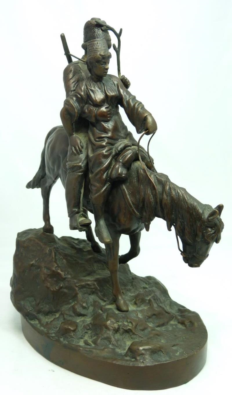 A. M. Bonegor | Two Kossacks on Horseback | MutualArt