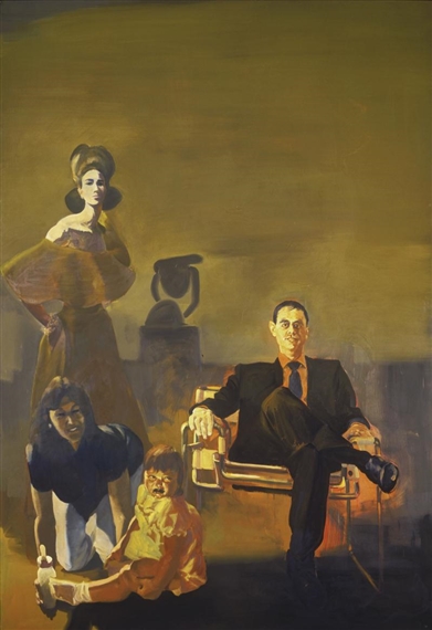 Eric Fischl | THE COLLECTOR AND HER FAMILY (1991) | MutualArt