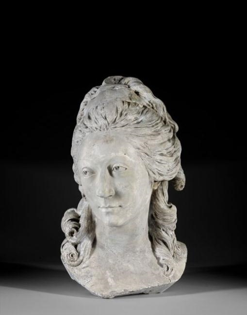 Jean-Antoine Houdon | Visage de Madame Mégret de Sérilly | MutualArt