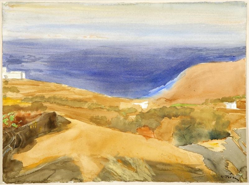 Panayiotis Tetsis | View of Sifnos | MutualArt