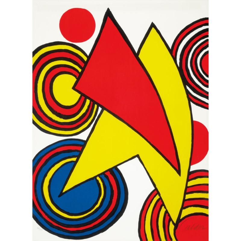 Alexander Calder | CIRCLES AND SPIRALS | MutualArt
