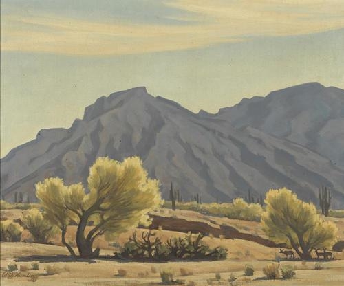 Edith Anne Hamlin | Sand wash in spring (1949) | MutualArt